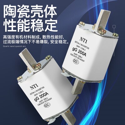 熔芯NT00熔断器NT1保险丝NT2低压熔断丝NT3底座RT36RT16刀型触头