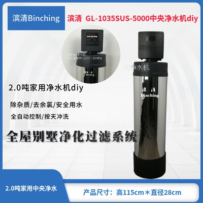 滨清  2吨全屋中央净水机/GL-1035-5000FT家用净水器/反冲大流量