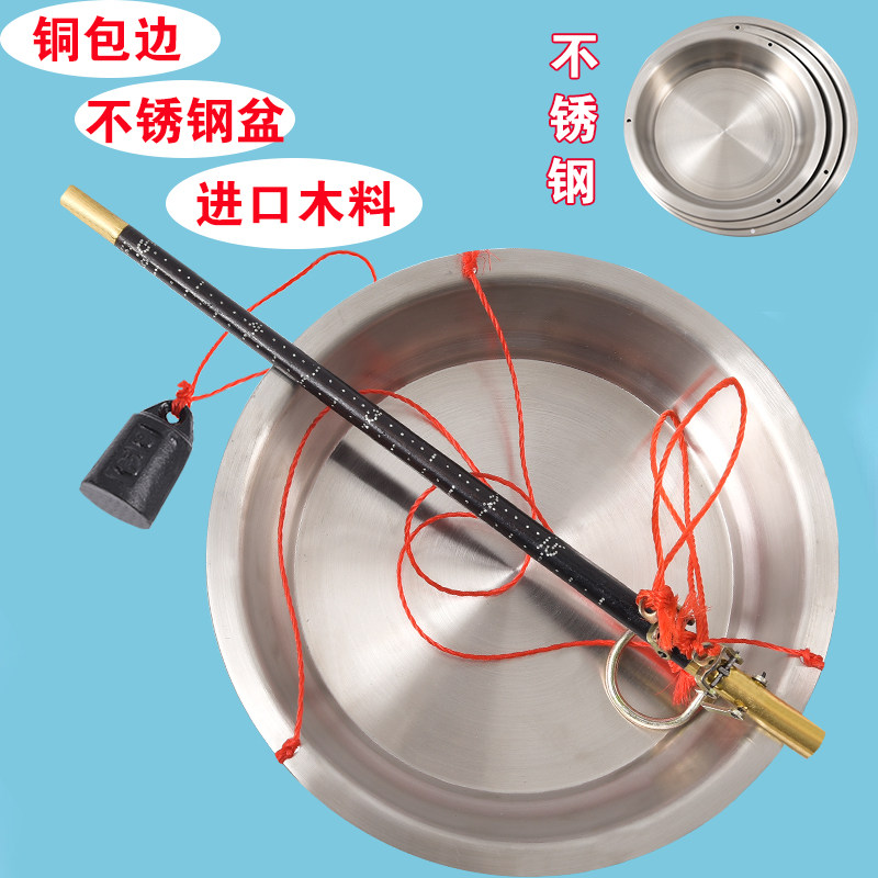 老称杆 老式盘秤木杆秤带盘钩秤手提秤10斤15公斤30斤盘称家用