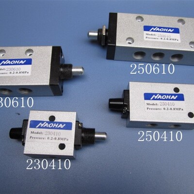 XQ250610 XQ250410机械阀 新益型 顶杆阀 机控阀 二位三通 行程阀