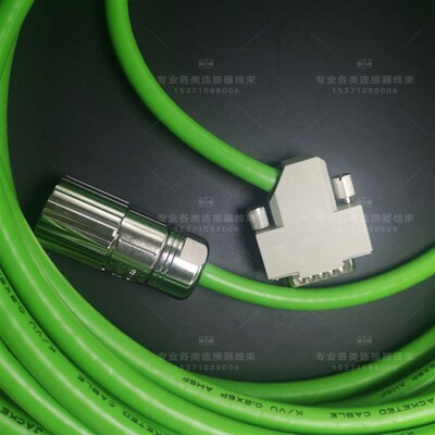 SEW编码器反馈电缆MOVIAXIS MDX61B与HIPERFACE DFS/CFM 拖链安装