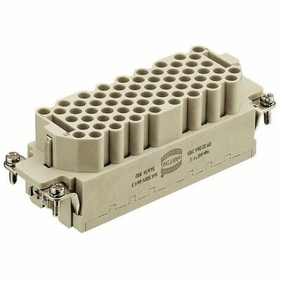 HARTING重载连接器 09320643101 HAN EEE 64针/芯母芯浩亭 哈丁头