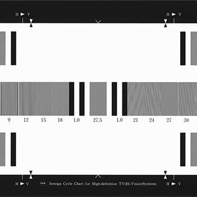 TCH-2高阶水平分辨率测试卡800TV图像频率条纹0.5MHz至10MHz检测