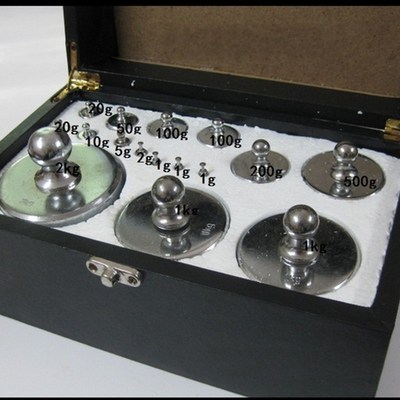 5kg砝码套盒1g-2kg套装砝码16只装5公斤盒装砝码包邮2KG套盒砝码