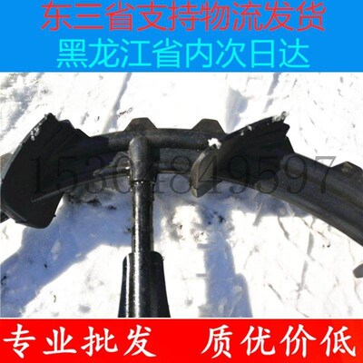 手扶插秧机橡胶防陷m车轮地轮48C68C四行六行驱动轮行走轮