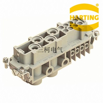 09380122701 哈丁HARTING浩亭重载连接器 80A母芯HAN K4/8-F-S