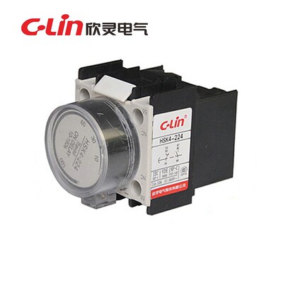 欣灵 HSK4-222/220/224/320/322空气延时头LA2-DT0/2/4接触器延时