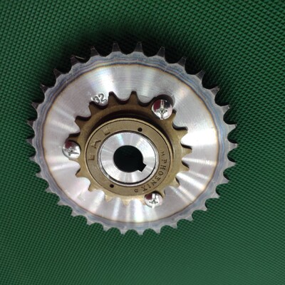 弹花机飞轮罗拉齿轮32齿41齿飞盘内孔18毫米飞子18齿高温淬火包邮