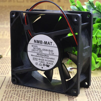 NMB-MAT 3615RL-05W-B40 9038 9CM 24V 0.73A 防水 变频器风扇