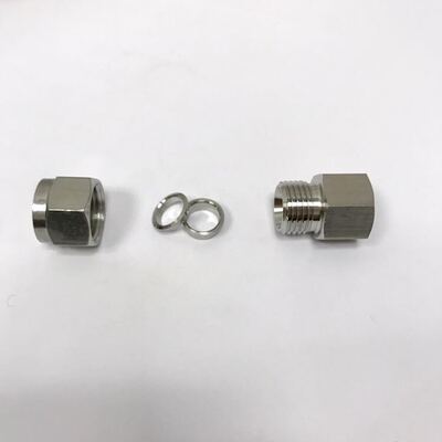 内螺纹不锈钢卡套接头 内丝G1/8 G1/4 G3/8 G1/2 等 卡4-16mm钢管