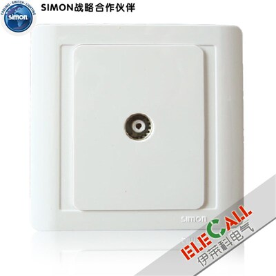西蒙开关佳家55系列 一位电视插座 N55114