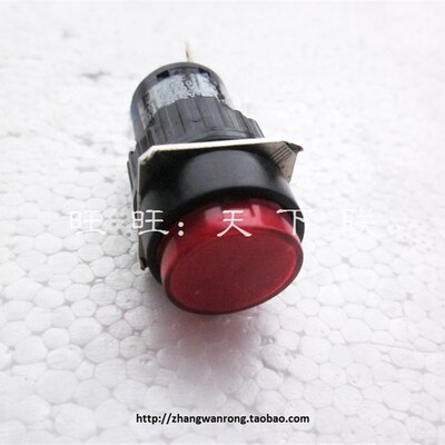 LA39E-11圆形16mm小型复位按钮开关LAZ16-11电源启动开关一开一闭