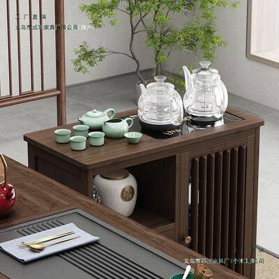 沙用茶柜发边几边烧水壶WSO一体小茶台移小柜茶动桌简约茶几家桌