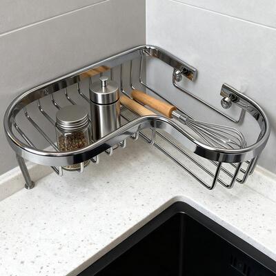 肥皂盒免打孔太空铝香吸纳皂盒皂篮皂托网沥水盘壁挂收肥浴室IUJ