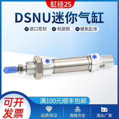 FESTO圆形气缸DSNU-25-25-50-75-100-125-150-200-250-300 PPV-A