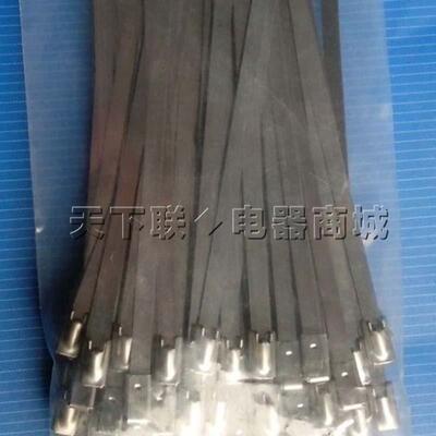 304材质不锈钢扎带自锁4.6x150船用扎带 金属扎带 电缆扎带100条