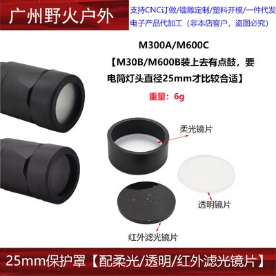 【电筒/红点保护罩】T1/T2/X300V/X400V/SRO/MRO电筒挡片防暴保护