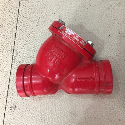 沟槽过滤器DN65 80 100卡箍安装 沟槽式过滤器GL81H 消防阀门