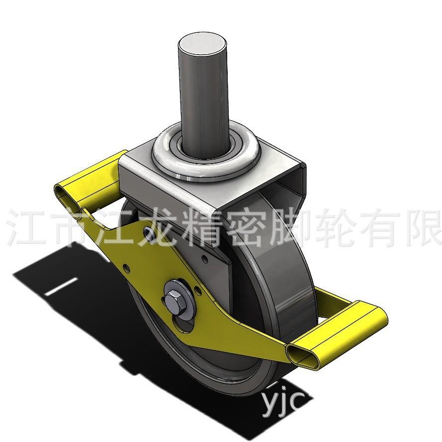 欧洲款式鹰架轮垂直脚手架欧式脚轮五金工具脚轮江龙精密脚轮