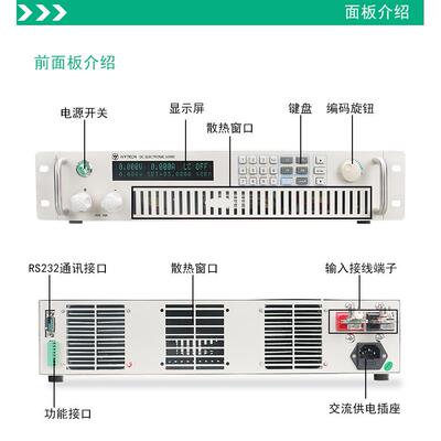 IVYTECH艾维泰科IV8717程控可编程电子负载测试仪2400W/150V240A