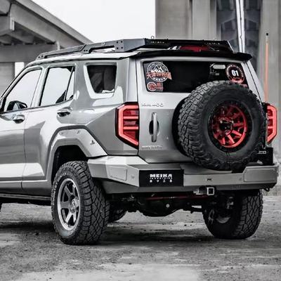 47坦克400卡hi车4t美联动备胎支架M擎天后杠改装多功能牌照K架倒