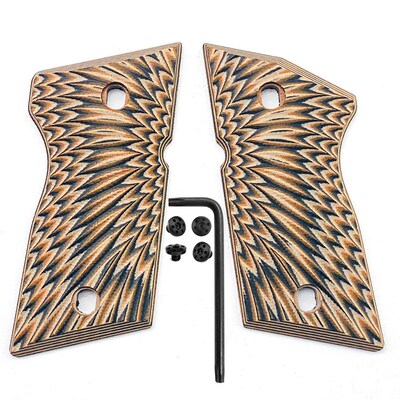 G10 Grips for CZ 2075 RAMI, Screws Included, Sunburst Textur