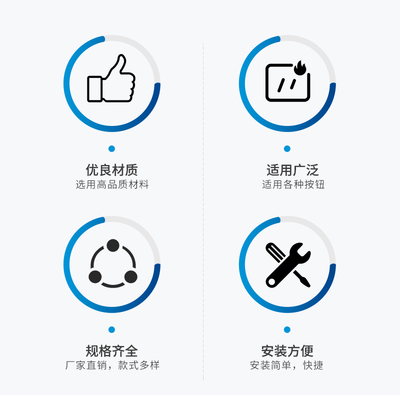 LA38 LAY37 XB2旋转选择按钮开关按钮导轨安装支架可装22mm固定座