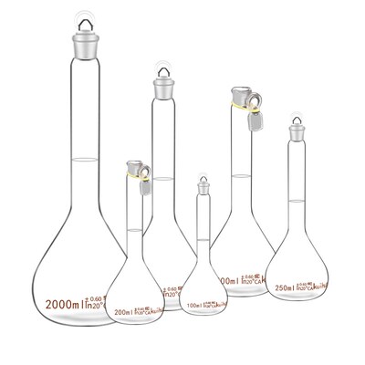 葵花牌玻璃容量瓶25ml50ml100ml250ml500定量瓶当量瓶A级过检