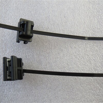 T18REC10SD进口德国HellermannTyton带夹扣自锁2.5X100MM尼龙扎带