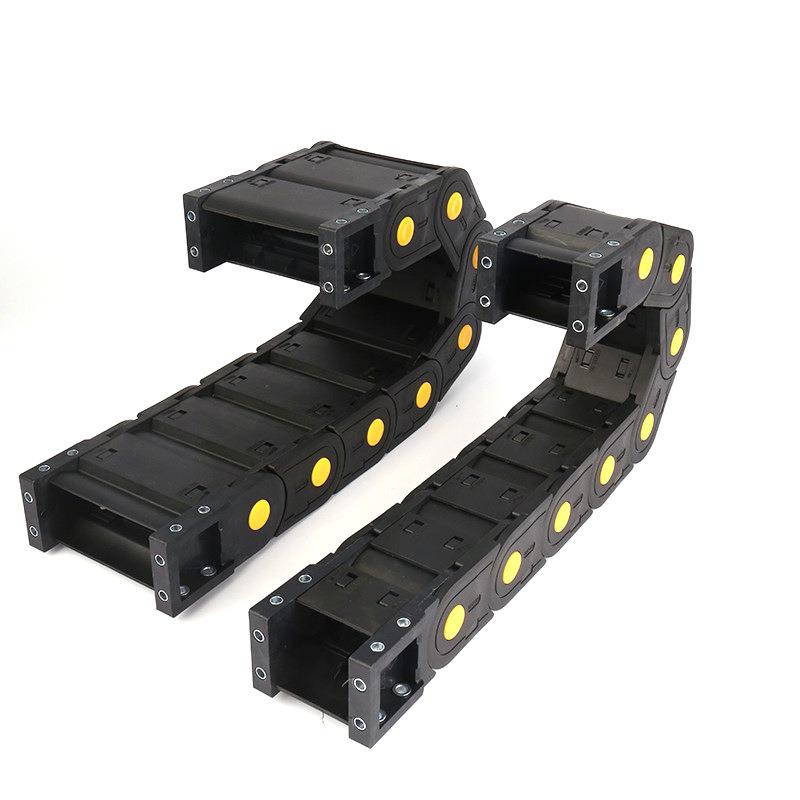 H45F-H55F工程电缆链 尼龙拖链工程拖链小型塑料拖链机床附件