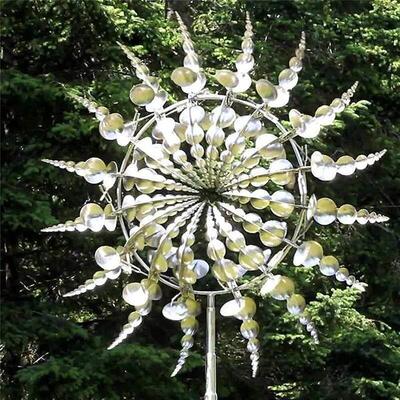 I 70096 Metal Outdoor Windmill Garden Decor 金属户外风车