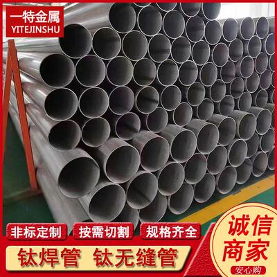 供应Ta2 Tc4钛合金管 换热设备海水淡化用无缝钛管 直缝焊管