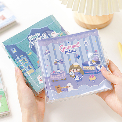 手账本套装礼盒少女可爱高颜值活页可拆卸方形方格纸手帐本ins风