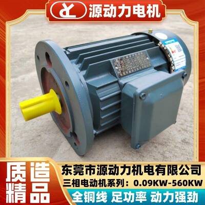 东莞0市源动17403力机电三电相动YE3-28S-4-75KW机械机设备通风机