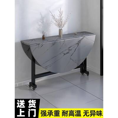 ?可叠圆餐桌家用简0易移动吃饭大桌子带转盘15人1人新型0NTK22折5