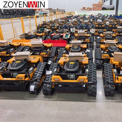 履带VOI式大遥马控割草除机别墅市政绿化草坪堤坝打草机汽油力草