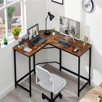 工作简易电脑桌铁业艺风工室单人L型办公桌书75365房卧室家用转角