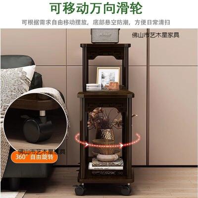边几可移桌LSC动小车沙发边型柜侧边柜客厅家用茶水架小边长条推