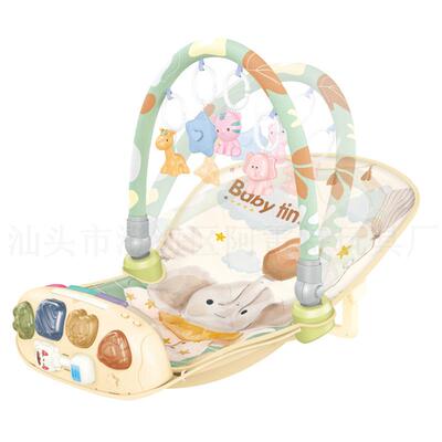 新生儿宝健宝钢玩具婴儿脚踏琴HXV身架婴儿健玩身音乐脚琴踏琴具
