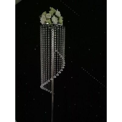 欧式晶水花架子婚庆用品婚RQS礼力现场置道具花瓶亚克路引摆布件