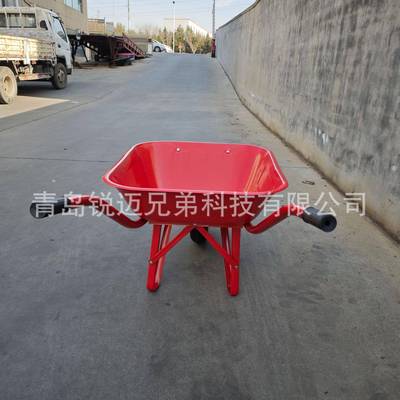 手推车单双轮用独轮推货车花园车建厂筑废料工地手农拉工446轻便