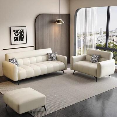 225猫抓皮发钢琴键BFV新款约现代折简叠沙0发床两用小户出租房沙