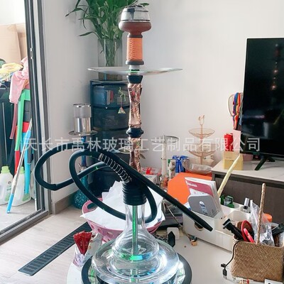 水烟壶大号玫瑰金SHISHA HOOKAH 家用 酒吧 高端个人通用水烟系列