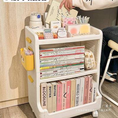 书书桌车小置架物架学生教室可移动桌下落书包推书本收纳地收F985