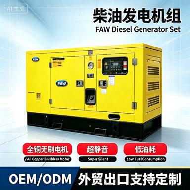 一汽锡柴 30 50 80 100KW 柴油发电机组FAW DIESEL GENERATOR SET