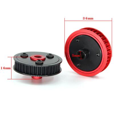 1/10攀爬车Axial SCX10 II90046波箱改装3.2/5.0皮带传动齿轮系统