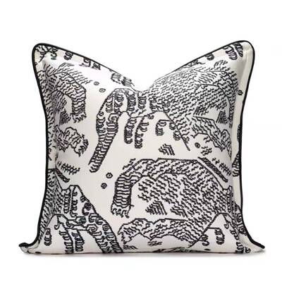 样板店房客厅JXF新中方式复古印花间抱枕软装沙发靠垫枕样板酒抱