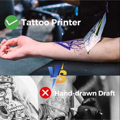 迷你热敏打印机无线可连手机打印纹身打印机A4 tattoo printer