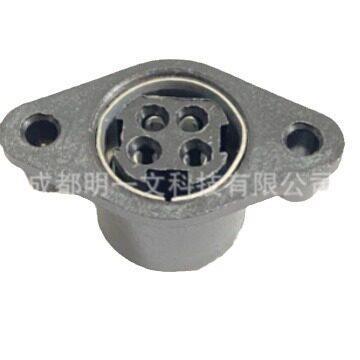 【直拍】KPJX-PM-4S 连接器插座 Kycon直流插座4P黑色全新