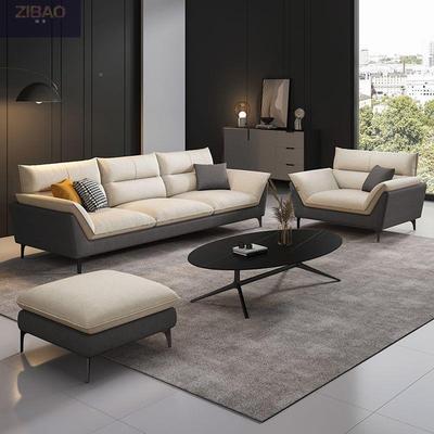 意式轻奢科技布沙发客厅xx小艺型现代简约直家户用三人位排贵妃沙